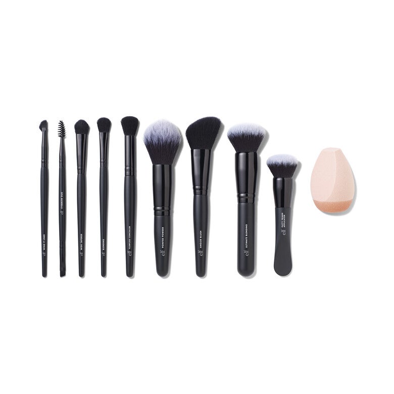 10 Piece Best Selling Makeup Brush Set | e.l.f. Cosmetics