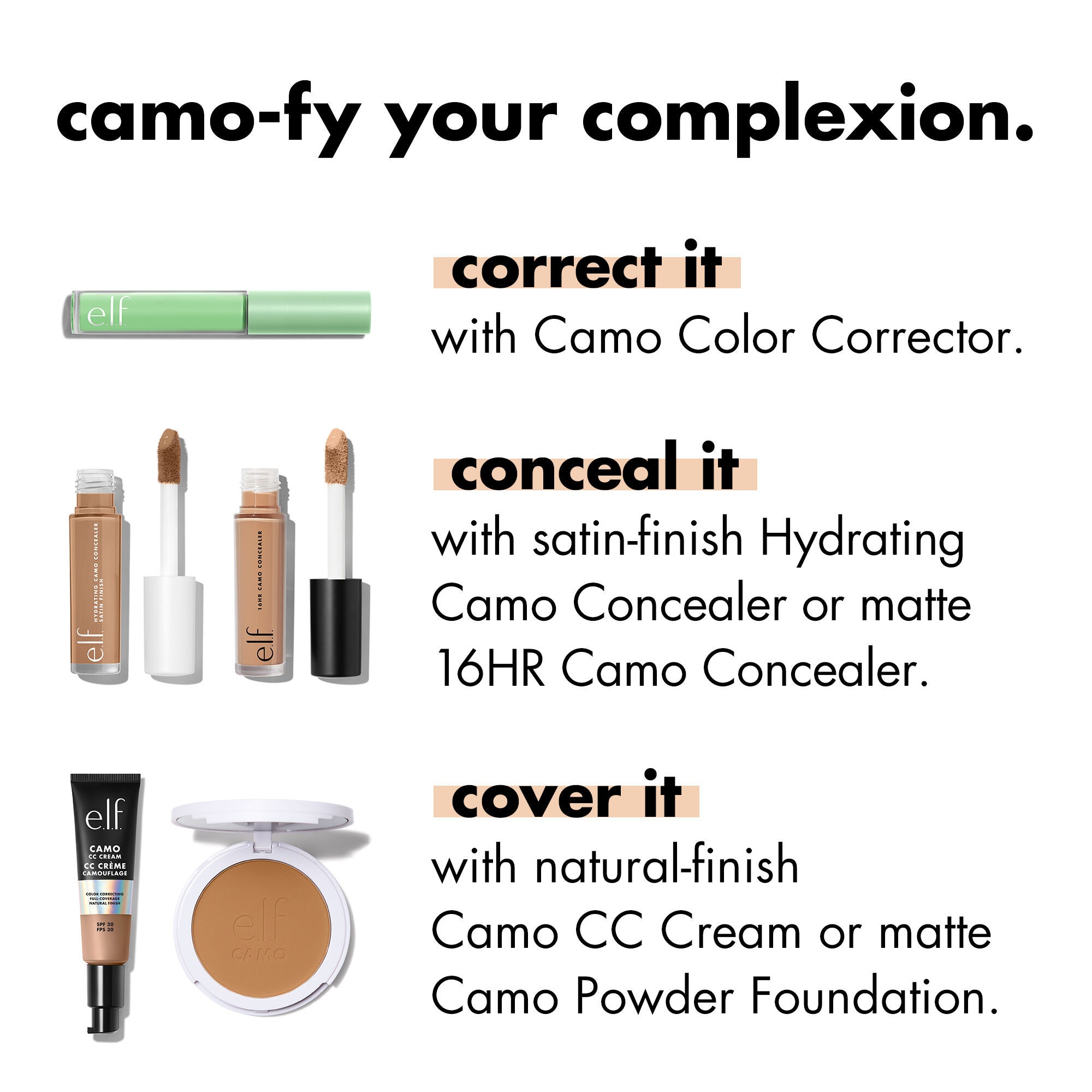 Camo Color Correcting Concealer | e.l.f. Cosmetics
