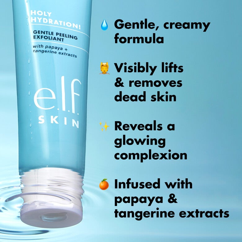 Holy Hydration! Gentle Peeling Exfoliating Cleanser | e.l.f. Cosmetics