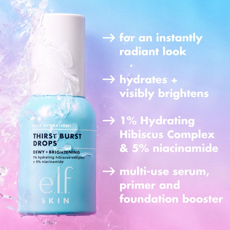 Holy Hydration! Thirst Burst Drops Brightening Serum | e.l.f. Cosmetics
