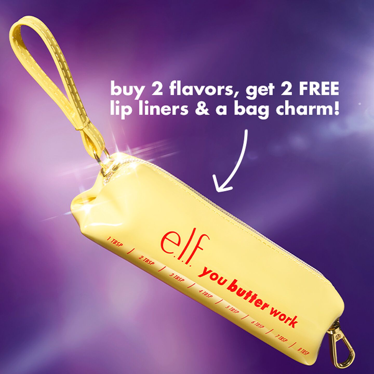 Click here for e.l.f. Cosmetics You Butter Work Lippie Bag Charm... prices