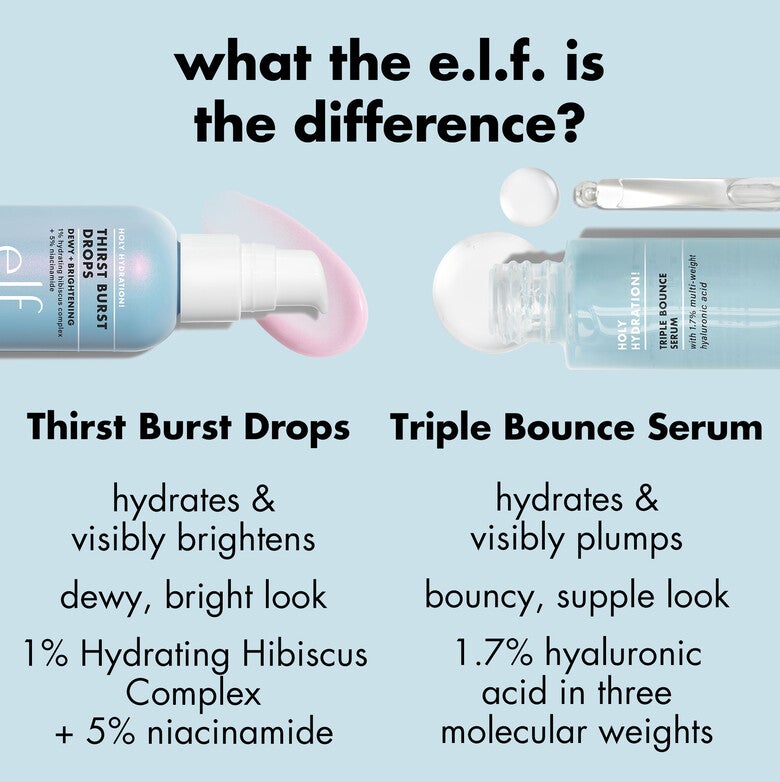 Holy Hydration! Thirst Burst Drops Brightening Serum | e.l.f. Cosmetics