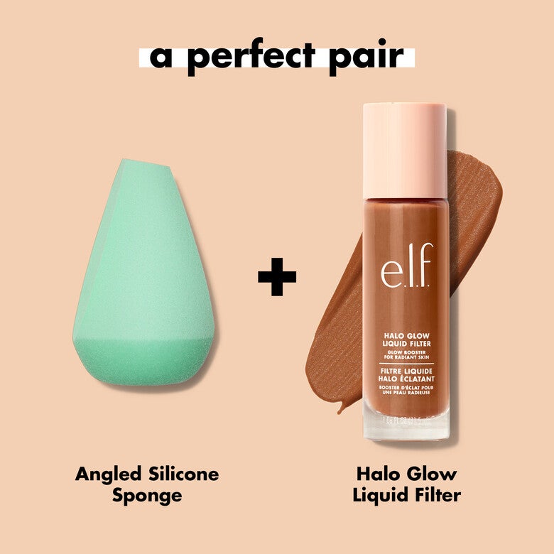 Angled Silicone Makeup Sponge | e.l.f. Cosmetics