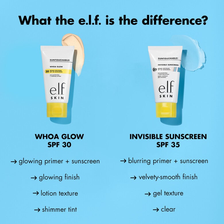 Suntouchable! Invisible Sunscreen SPF 35 - Travel Size | e.l.f. Cosmetics