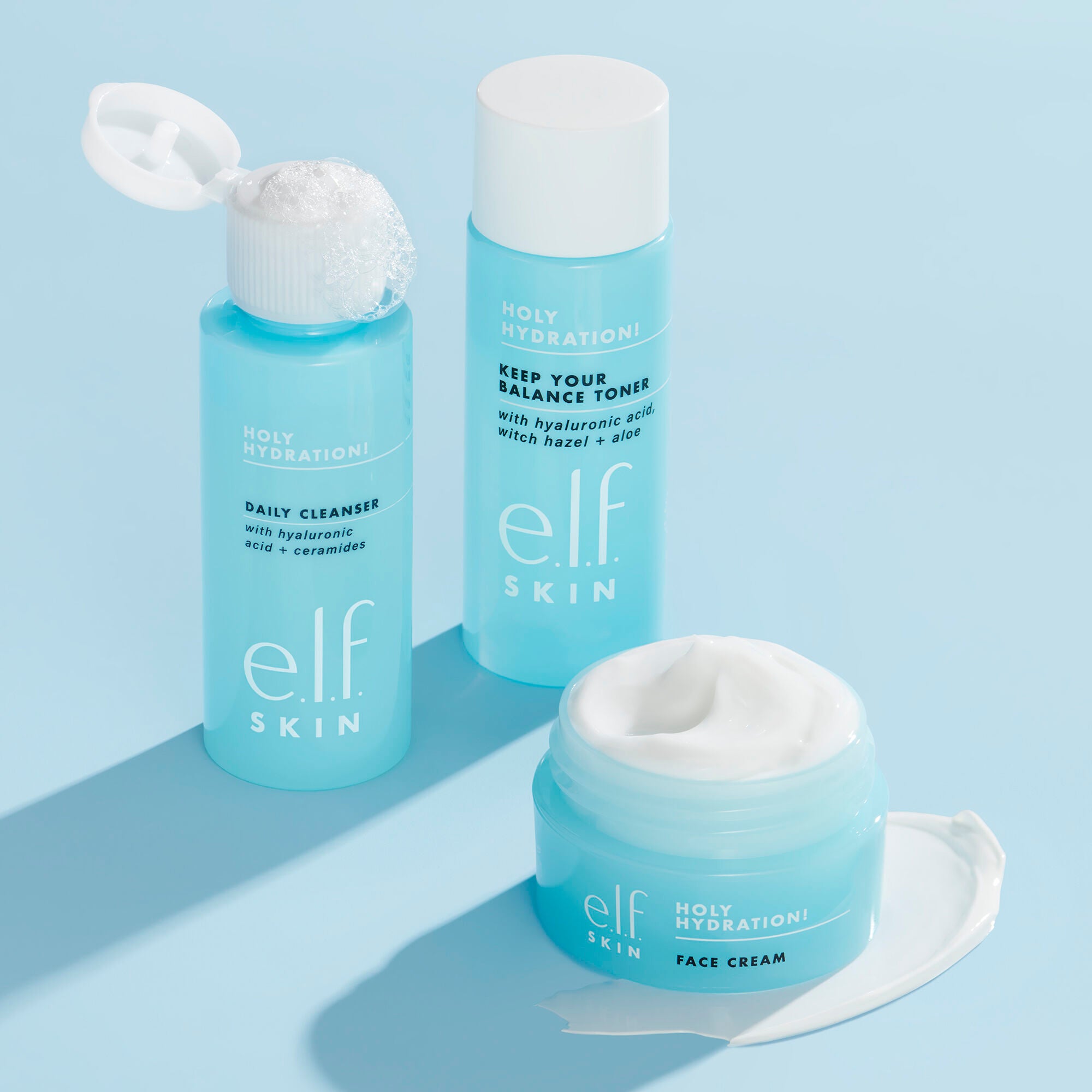 Holy Hydration! The Essentials Mini Kit | Travel Size Skincare | e.l.f ...
