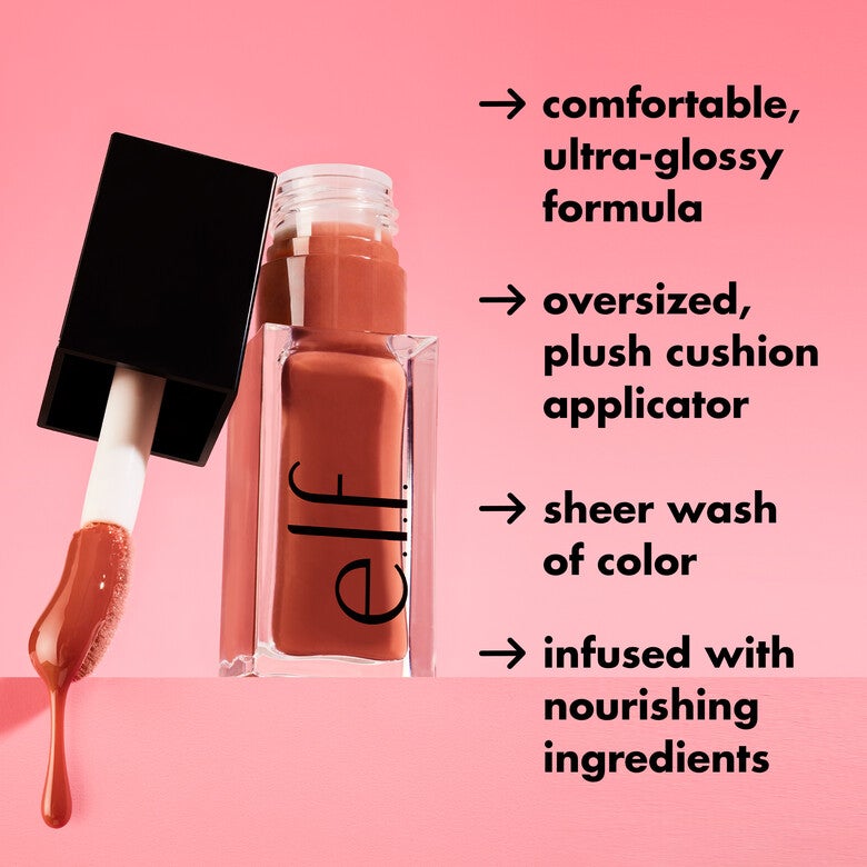 Glow Reviver Rose Tinted Lip Oil - Rose Envy | e.l.f. Cosmetics