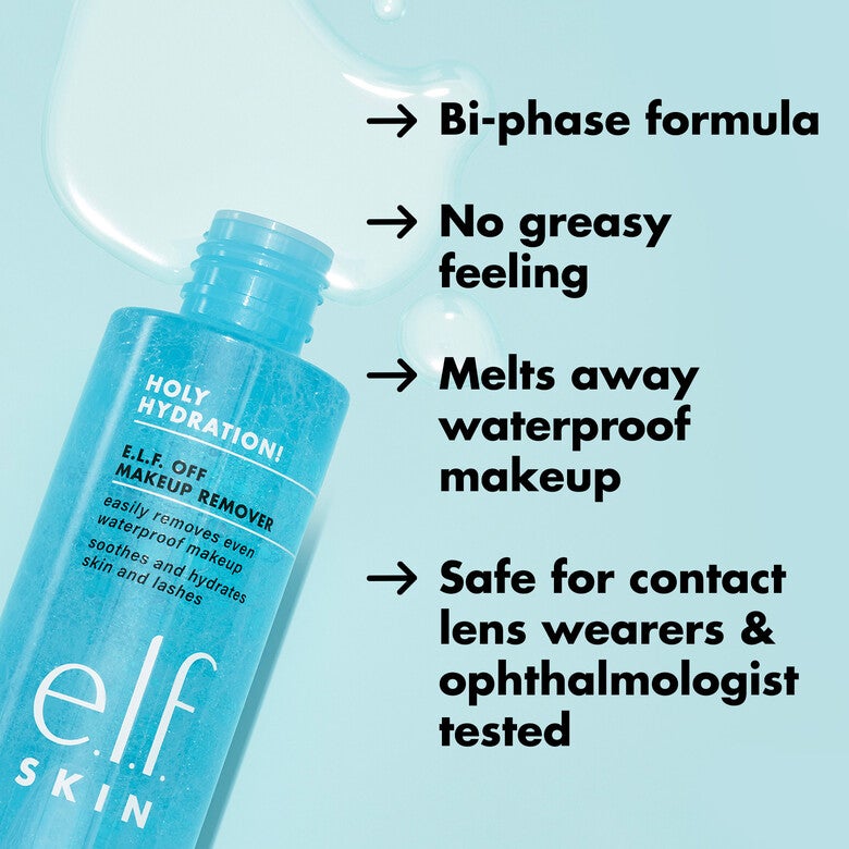 Holy Hydration! e.l.f. Off Waterproof Makeup Remover | e.l.f. Cosmetics